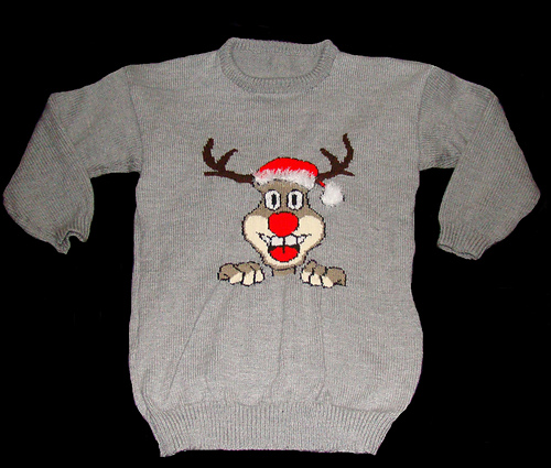Ravelry: Christmas Rudolph Jumper #40 pattern by Blonde Moments
