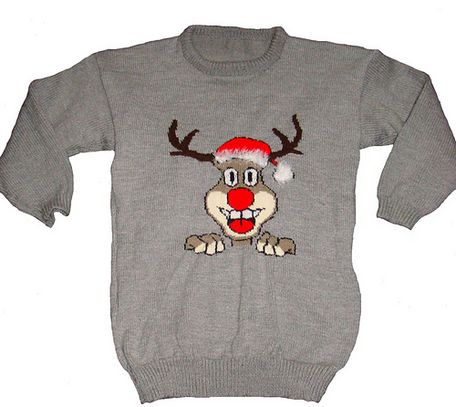 Ravelry: Christmas Rudolph Jumper #40 pattern by Blonde Moments