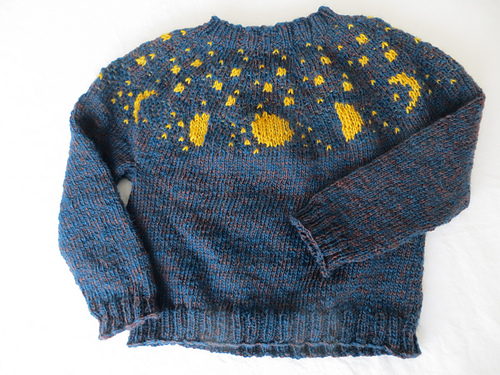 Ravelry: Moon Phases Sweater pattern by Laura Engmann