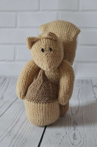 Ravelry: Nutty the Squirrel pattern by Knitting by Post