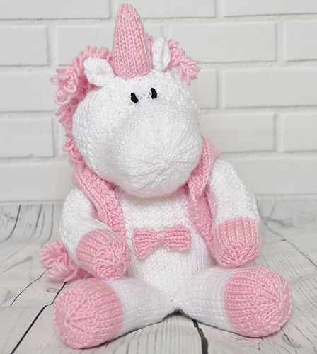 Ravelry: Skylar the Unicorn pattern by Knitting by Post