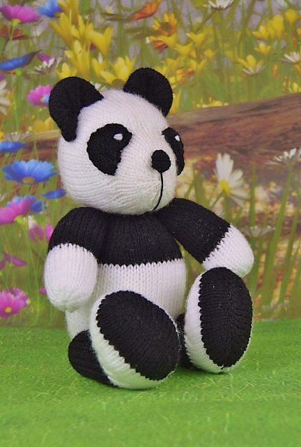 Ravelry: Panda pattern by Knitting by Post