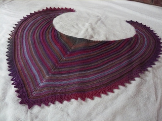 Ravelry: knittingchick50's Mini Mochi Shawlette
