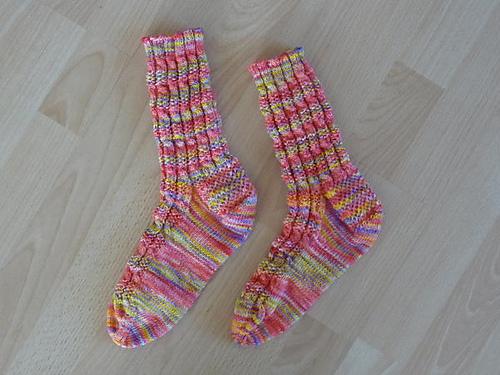 Ravelry: Raspberry Twist Socks pattern by Kristina