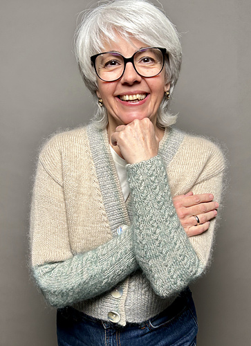 Ravelry: My College Cardigan pattern by Dani Bauer