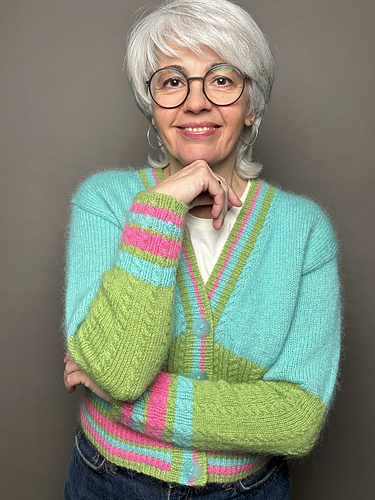 Ravelry: My College Cardigan pattern by Dani Bauer