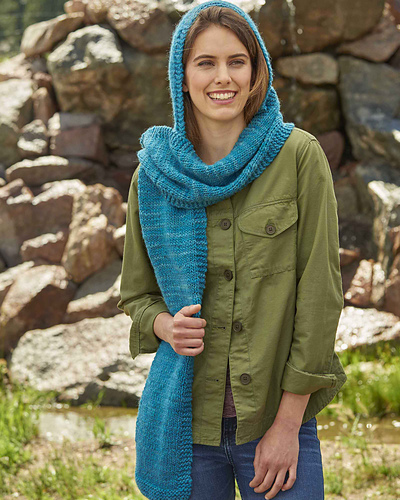 Ravelry: Highland Hooded Scarf pattern by Kristen TenDyke