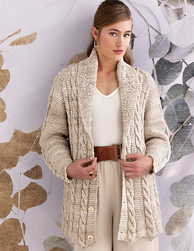 Ravelry: Cabled Charisma pattern by Nicky Epstein