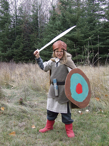 Ravelry: Chainmail Hauberk for a Young Knight pattern by Kara Shallenberg