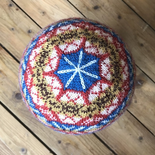 Ravelry: Knitting Jenny 32: Fair Isle Fisherman's Kep Hat pattern by Jennifer Daley