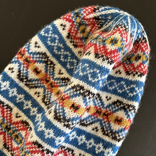 Ravelry: Knitting Jenny 36: Fair Isle Fisherman's Kep Hat pattern by Jennifer Daley