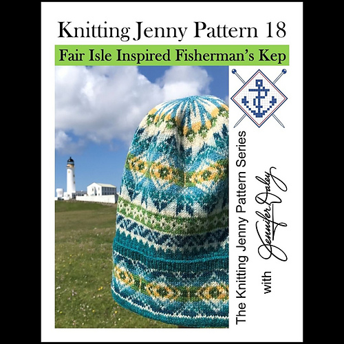 Ravelry: Knitting Jenny 18: Fair Isle Fisherman's Kep Hat pattern by ...