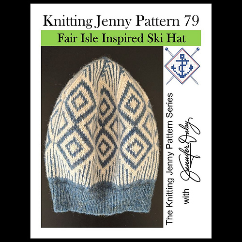 Ravelry: Knitting Jenny 79: Fair Isle Ski Hat pattern by Jennifer Daley
