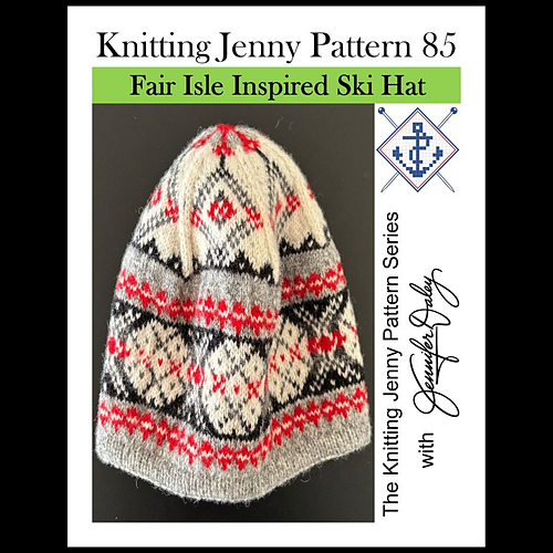 Ravelry: Knitting Jenny 85: Fair Isle Ski Hat pattern by Jennifer Daley