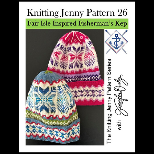 Ravelry: Knitting Jenny 26: Fair Isle Fisherman's Kep Hat pattern by ...