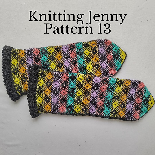 Ravelry: Knitting Jenny 13: Fair Isle Mittens pattern by Jennifer Daley