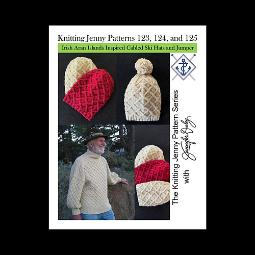 Ravelry: Knitting Jenny 123: Irish Aran Cabled Hat pattern by Jennifer ...