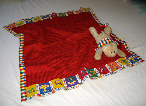 Ravelry: Fun with Fabric Baby Blanket pattern by Kathy Perry