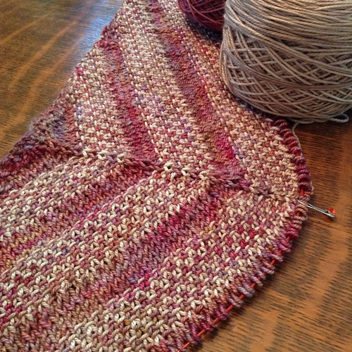 Ravelry: Linen Weave Triangle pattern by Susan Ashcroft
