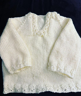 Ravelry: Split Collar Baby Sweater pattern by Karrie Hilsinger