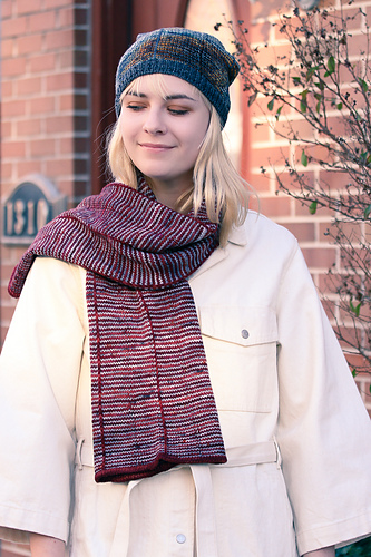 Ravelry: Ink Scarf pattern by Jennifer Dassau