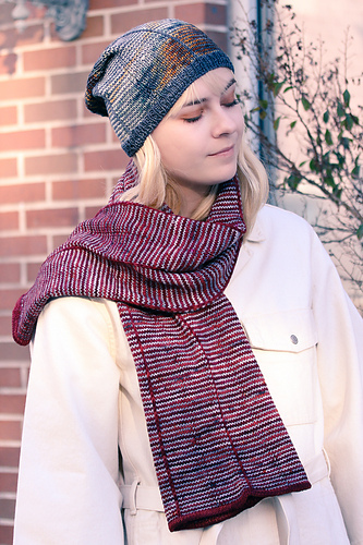 Ravelry: Ink Scarf pattern by Jennifer Dassau