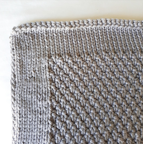 Ravelry: Chunky Textured Blanket pattern by Megan Hallam