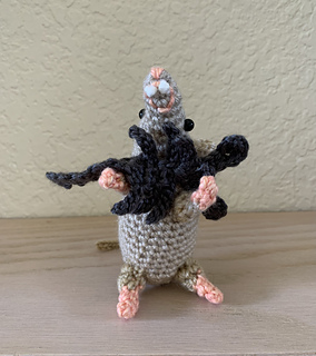 Ravelry: knittothebone's Scorpion Mouse, prey for Green Ratsnake