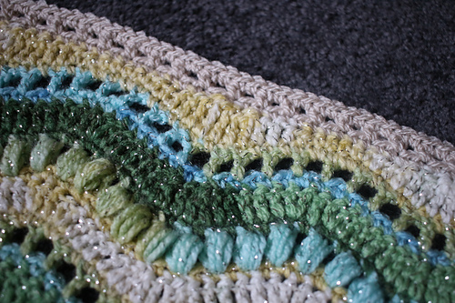 Ravelry: Textured Ripple Blanket pattern by Cathrine Johansson