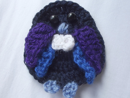 Ravelry: Little crochet tui bird pattern by Suz KnittyKits