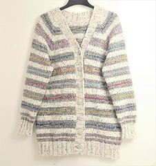 Ravelry: HarleQueen Raglan Boyfriend Cardigan pattern by Sylvia Heidinger