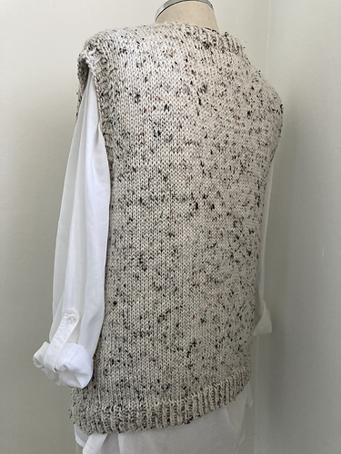 Ravelry: Aran Slipover Vest pattern by Sylvia Heidinger