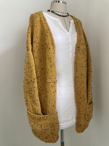 Ravelry: Easy Boyfriend Cardigan pattern by knitty_little_thing