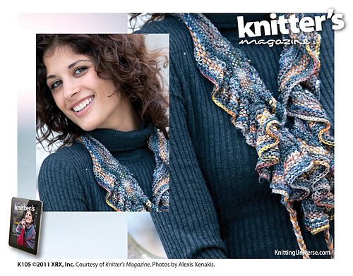 Ravelry: Ruffled Ascot pattern by Betsy Hershberg