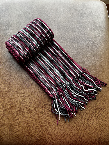 Ravelry: Sideways Scrappy Scarf pattern by marianna mel