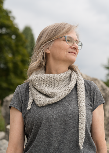 Ravelry: Purl Dust Triangle Scarf pattern by Kelene Kinnersly