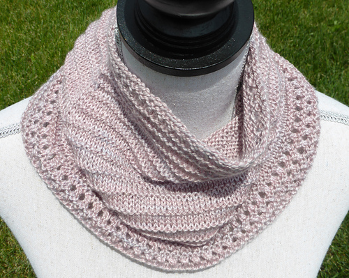 Ravelry: Ridges and Eyelets Cowl pattern by Kelene Kinnersly
