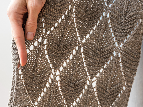 Ravelry: Diamonds on a Scarf pattern by Kelene Kinnersly