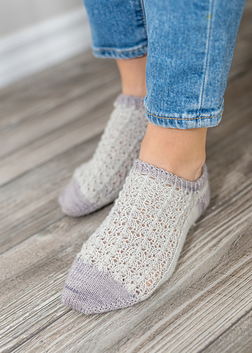 Ravelry: Vertical Lace Sock pattern by Kelene Kinnersly