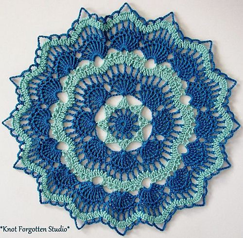 Ravelry: White Fan Doily pattern by Beth Mueller