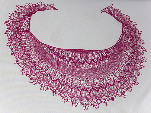 Ravelry: fichu shawl - Ballad of Gusar pattern by Galina Ivanova