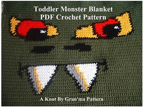 Ravelry: Toddler Monster Blanket pattern by Jessica Schleicher