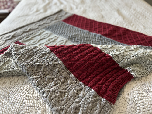 Ravelry: Seamless Joy Cable Afghan pattern by Lara Simonson