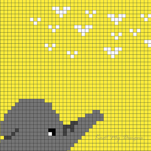 Ravelry: C2C Elephant Watching Birds Graph pattern by Apeksha Prasad