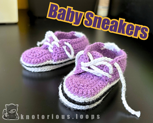 Ravelry: Baby Sneakers pattern by knotorious loops