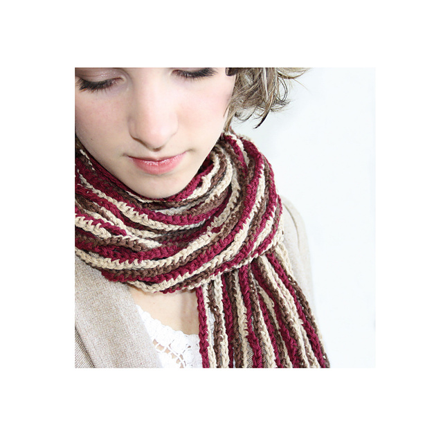 Ravelry: Easy Striped Scarf pattern by Kim Miller