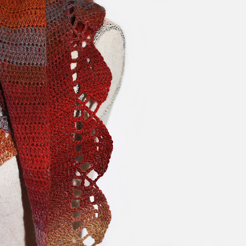 Ravelry: Autumn Leaves Shawl pattern by Kim Miller