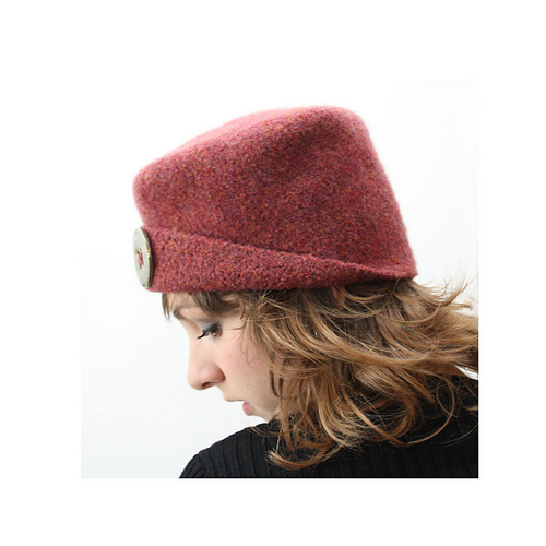 Ravelry: It's Hip to be a Square Felted Hat pattern by Kim Miller