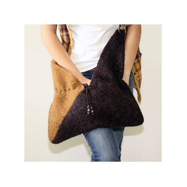Ravelry: Felted Crochet Bag pattern by Kim Miller