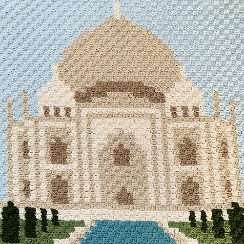 Ravelry: Taj Mahal C2C Throw pattern by Hailee Lynn